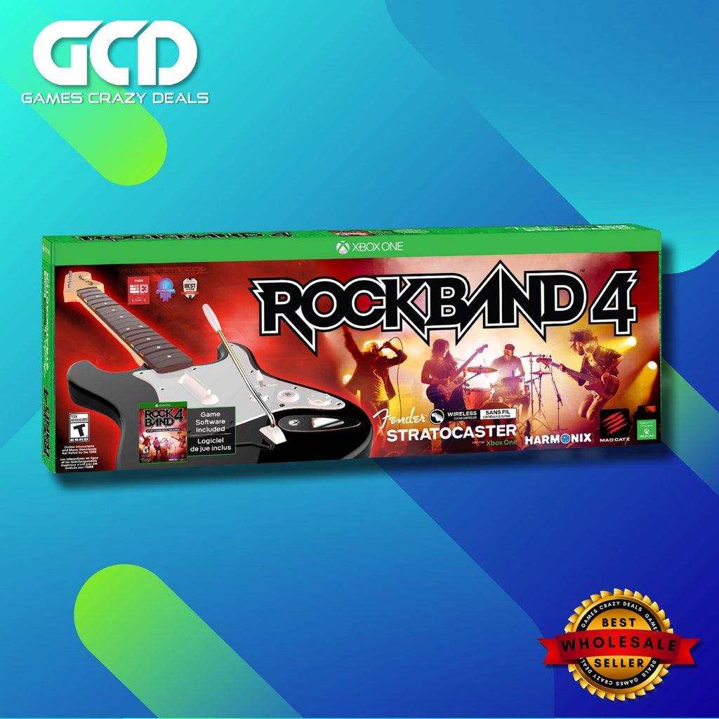 Xbox One Rock Band 4 Wireless Guitar Bundle – Games Crazy Deals